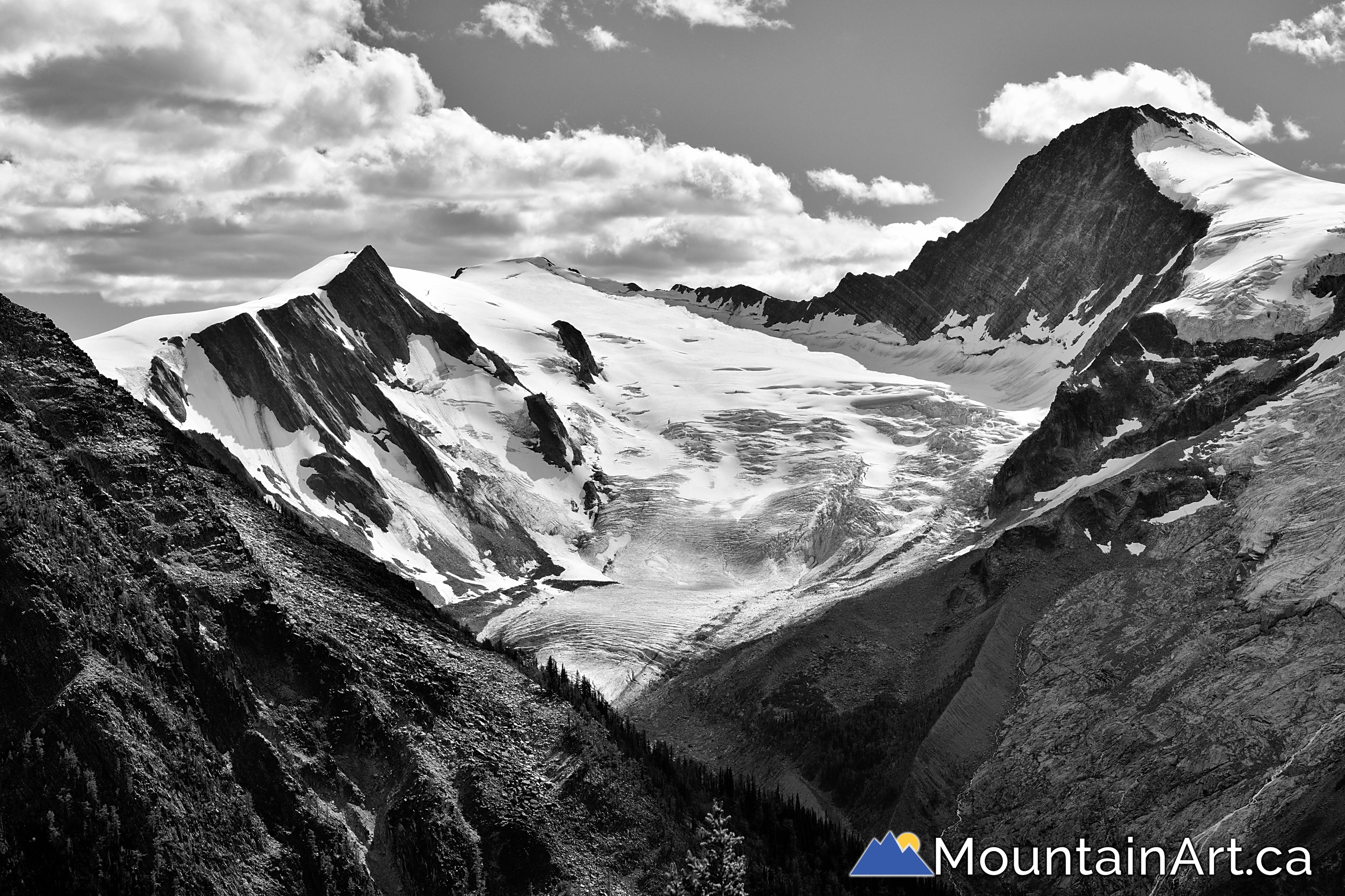 "Cauldron Glacier View" Fine Art Photo by Lucas Jmieff – Mountain Art Photo